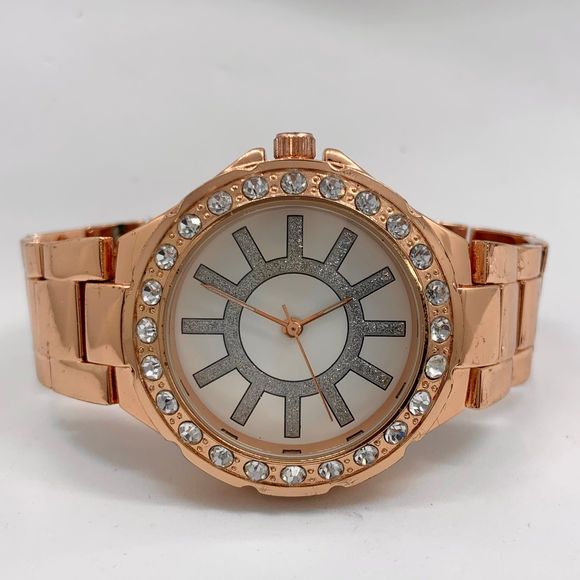 Claire's | Accessories | Claires Ladies Rose Gold Tone Watch 4mm Case ...